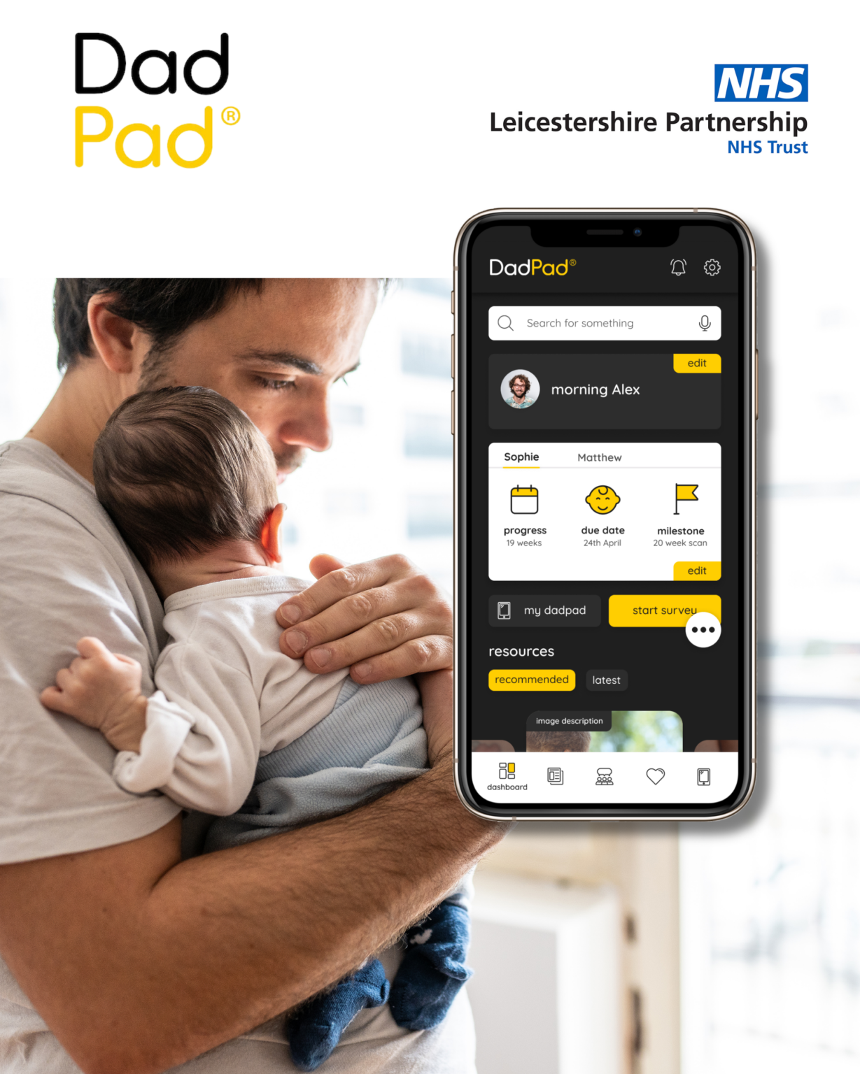 DadPad - Free app for dads and dads-to-be - Leicestershire | Health for ...